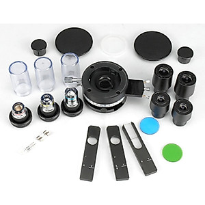 AmScope PZ200BA Polarizing Binocular Microscope, WF10x and WF16x Eyepieces, 40X-640X Magnification, Strain-Free Plan Achromatic Objectives, Polarizing and Brightfield Configurations, Halogen Illumination, Bertrand Lens, Abbe Condenser, Round Graduated Sta