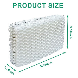 VUIUKOYE 4-Pack WF813 Humidifier Wick Filter Replacement for ReliOn RCM-832 and ProCare PCWF813 Humidifier Wick Filters