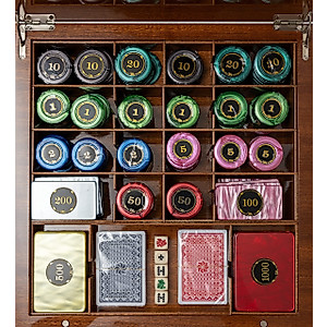 Bello Games Collezioni - Palermo Luxury Poker Chips & Card Set from Italy