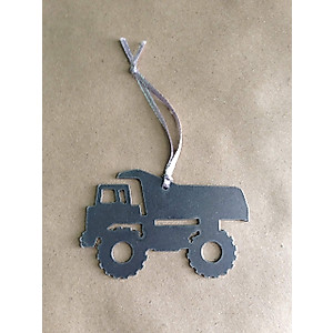 Dump Truck Metal Ornament