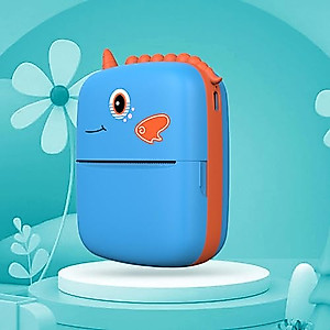 ANGGREK Inkless Thermal Printer, Powerful BT 4.0 Mini Printer 200 DPI Resolution for Instant Printing