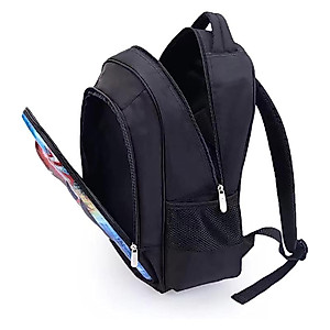 Mujoben Sonicc Large-Capacity Polyester Cartoon Kknuckles Backpack with WaterproofTtails Backpack…