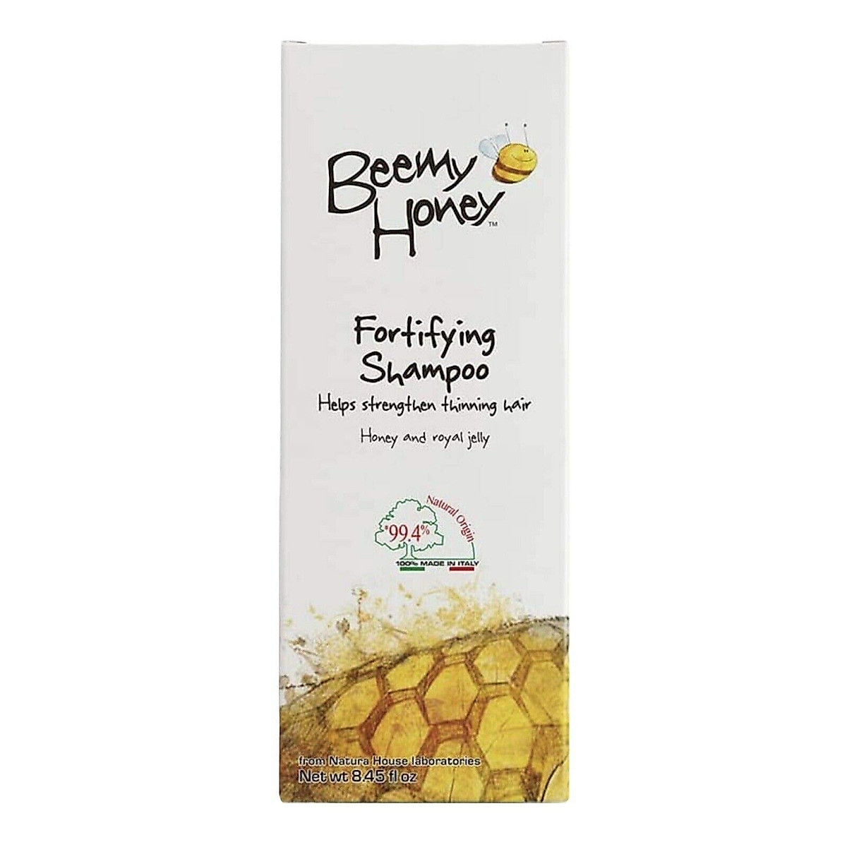 BeeMy Honey Fortifying Shampoo & Conditioner Set, 8.45 oz each, Made in Italy, Hypoallergenic