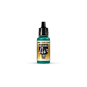 Vallejo VJ71331 - Model Air Cockpit Emerald Green Faded - Vj71331, 17ML