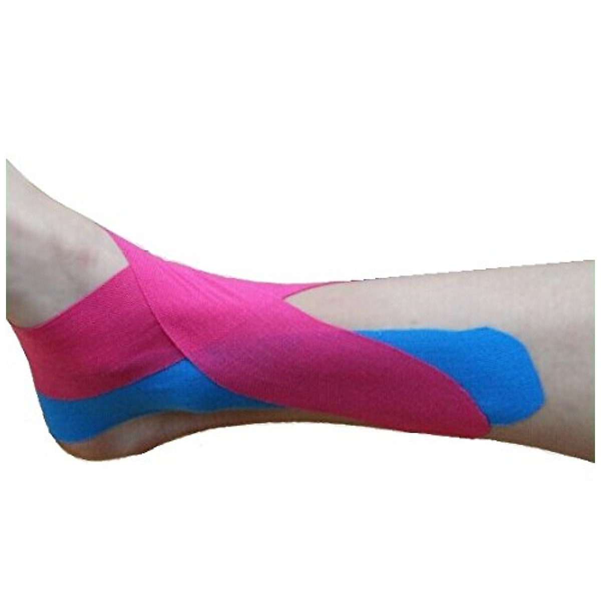 Kinesiology Tape Pro, Athletic Waterproof Muscle Support Adhesive Kinesio Sport Tape for Athletes 2 inches x 16.4 feet, 2 Rolls, Light Blue