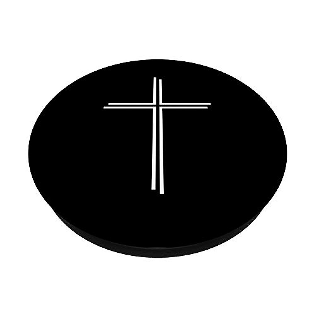 Plain White Jesus Cross PopSockets PopGrip: Swappable Grip for Phones & Tablets