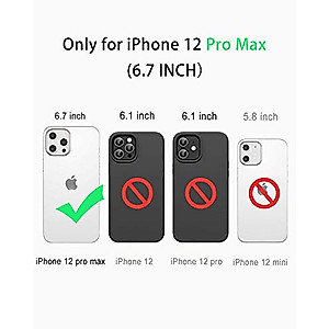 Diverbox Design for iPhone 12 Pro Max Waterproof Case with Kickstand, Durable Shockproof Phone Case Cover with Built in Screen Protector for iPhone 12 Pro max 6.7'' Only (Black)