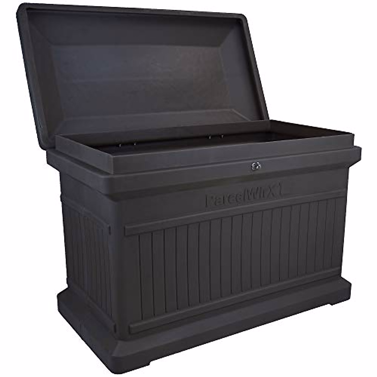 RTS Companies Inc 550200500A7981 Home Accents Parcelwirx Premium Horizontal Delivery Drop Box with Hinged Lid, Graphite
