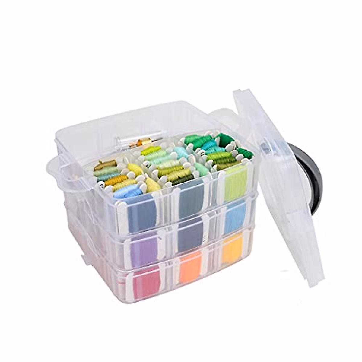 IRDFWH Embroidery Thread Floss Set 150 Colors Cross Stitch Floss Threads Scissors Needles Craft DIY Sewing Accessories Kit