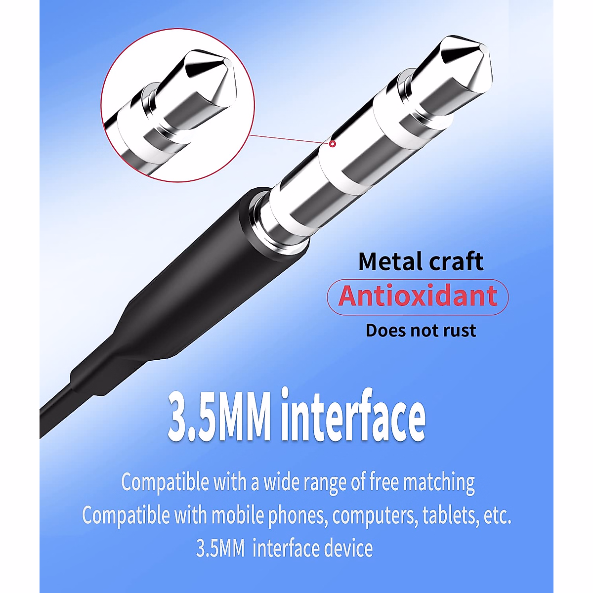 WASRUYI 3.5mm Headphone with Microphone Jack Earbud(2pack) Gaming Laptop Earphone Video Game Ear for Kid for School Computer Wired Headset PC Chromebook Auriculare Compatible for Galaxy