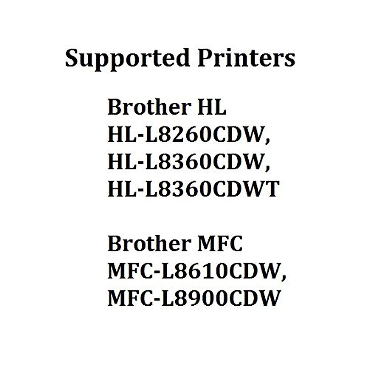 Calitoner Compatible Toner Cartridges Replacement for Brother TN433 Use for Printers HL-L8260,8360CDW-(4 Pack)