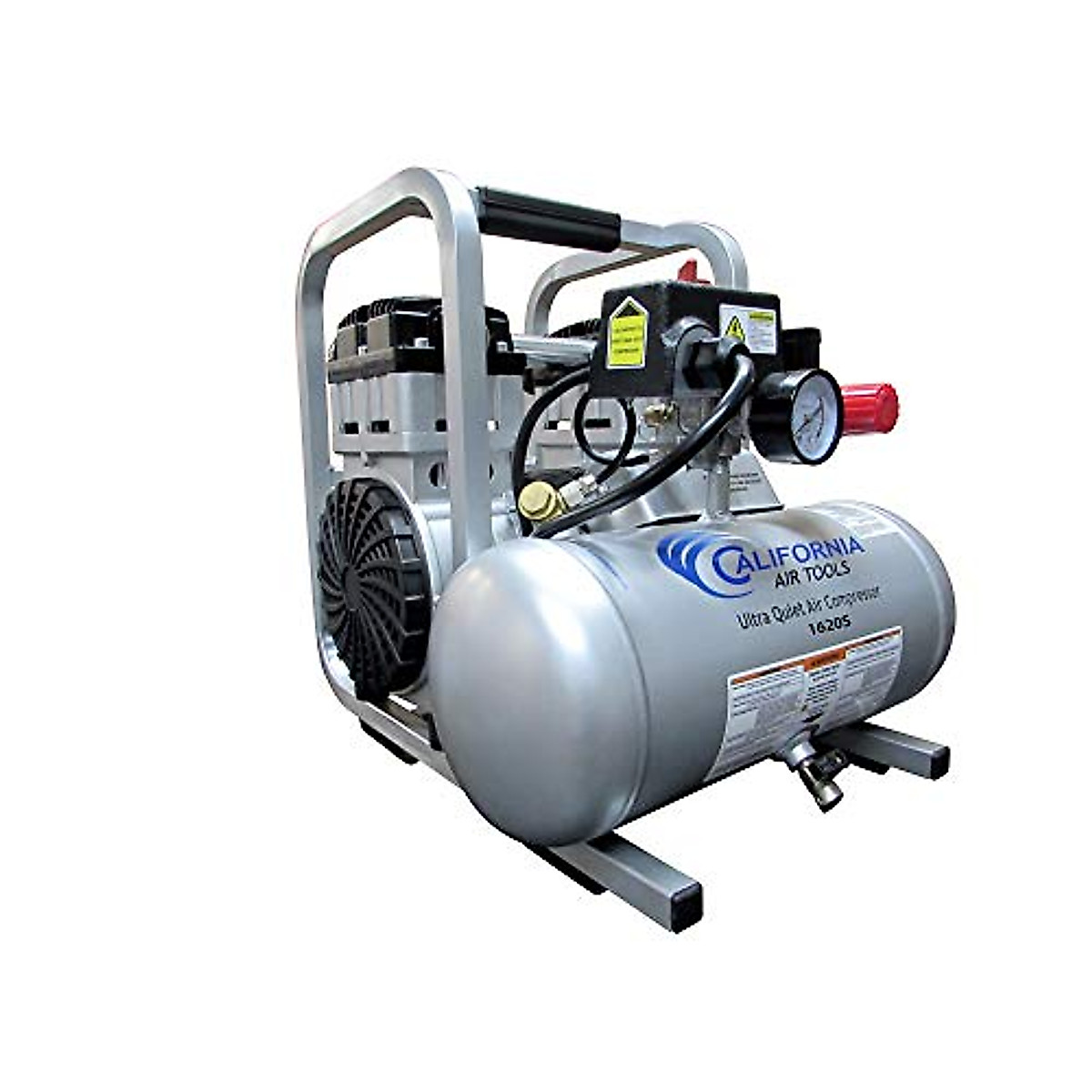 California Air Tools 1620S Ultra Quiet & Oil-Free 2.0 Hp, 1.6 Gal. Steel Tank Air Compressor