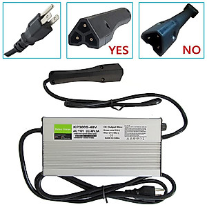 aunstarwei 48V 5A RXV Golf Cart Battery Charger for Ez-Go EZgo TXT with RXV Plug 3 Prong