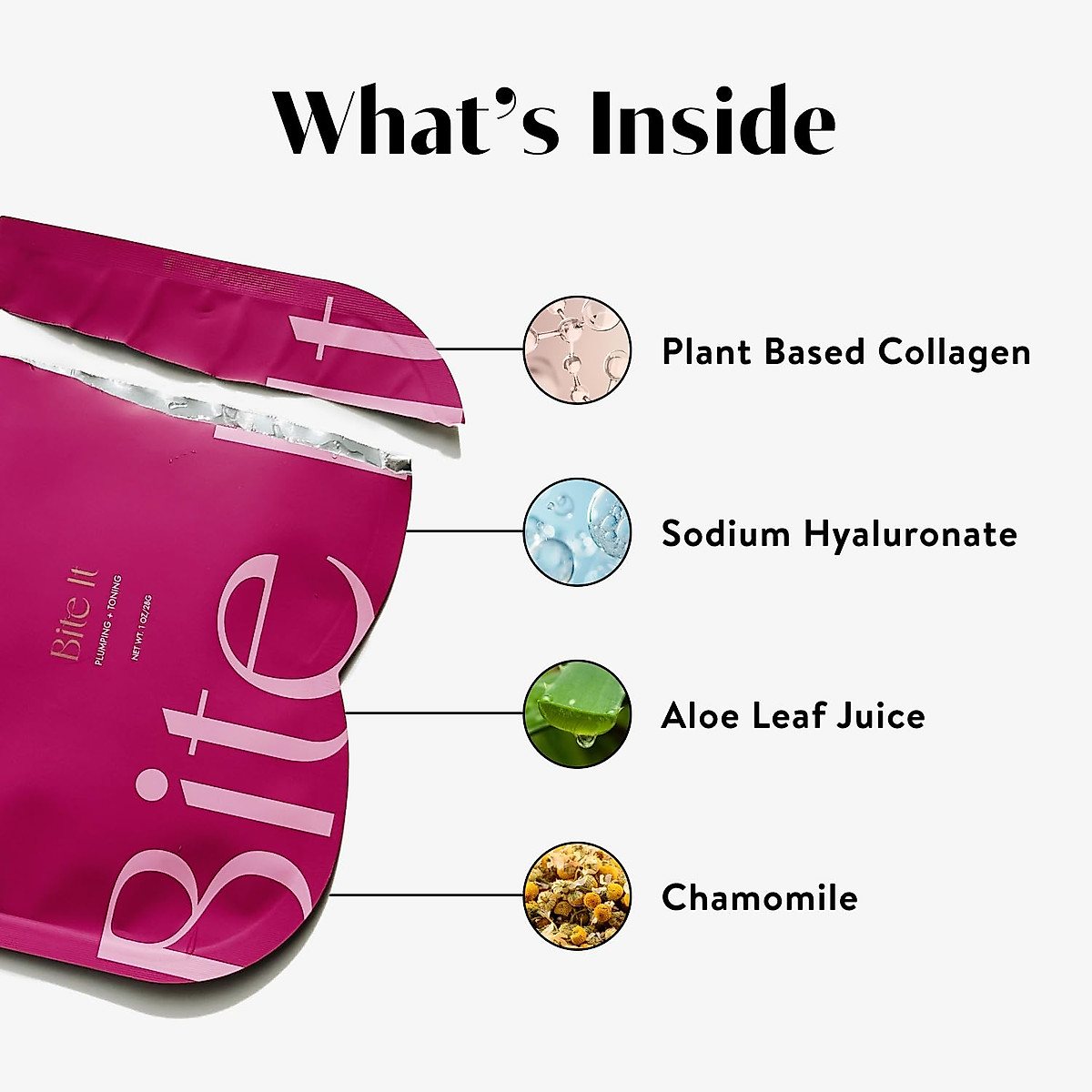 BAWDY Bite It - Plant Based Collagen Butt Mask - Hydrating + Toning Beauty Mask for Your Butt - 2 Sheets, One for Each Cheek - Clean Beauty Mask for Your Butt (2 Sheets - Single Use)