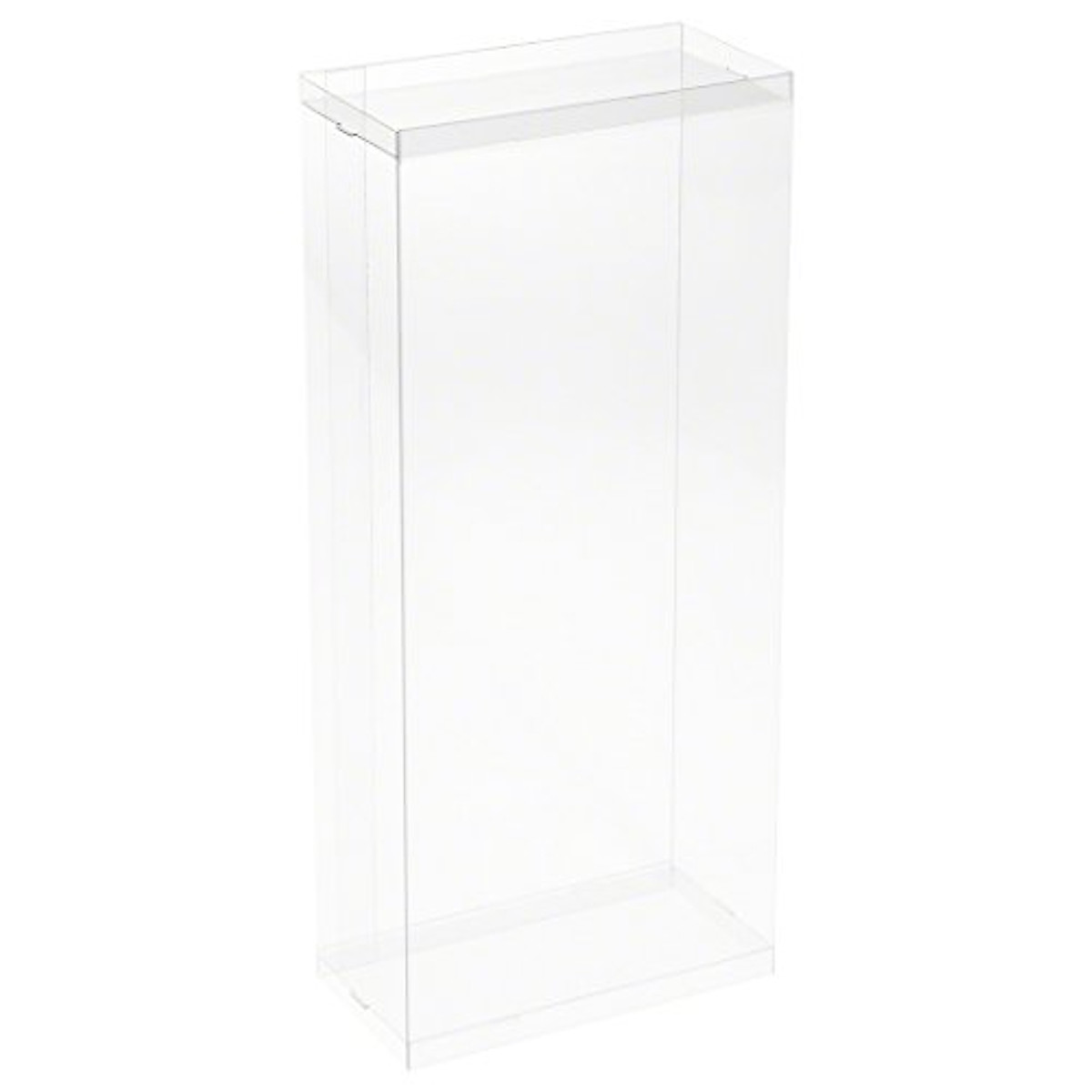 DollSafe Clear Folding Display Box for Extra Large 11-12.5 inch Dolls and Action Figures, 6" W x 3" D x 13" H