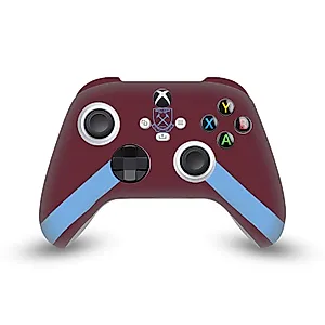 Head Case Designs Officially Licensed West Ham United FC Jersey 2020/21 Home Kit Vinyl Sticker Gaming Skin Decal Cover Compatible With Xbox Series X/S Controller
