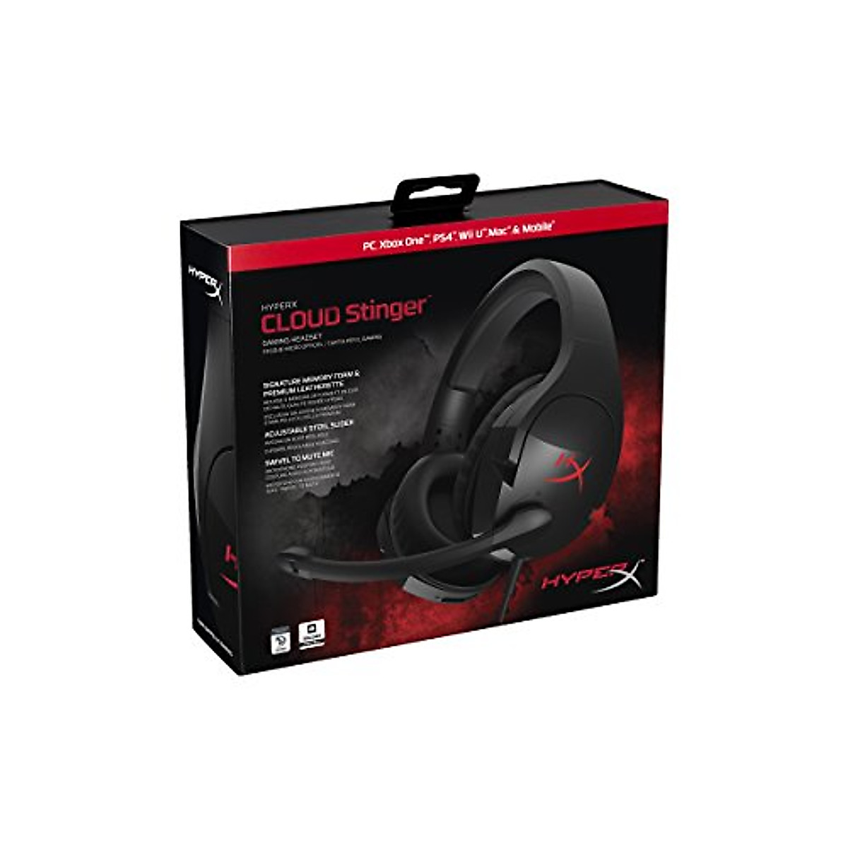 Kingston HyperX Cloud Stinger Gaming Headset 3.5mm Circumaural Black