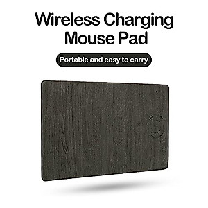 Fast Wireless Charger Mouse Pad,Fast Wireless Charging Mouse Mat 10w Qi Certified Case-Friendly for iPhone 14/14Pro/14Pro Max/13/13Pro/13Pro Max/12/12 Pro/11/11Pro/XR/X,Samsung Galaxy S10/S9 for Gifts