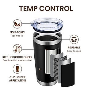 MEWAY 20oz Tumbler 2 Pack Double Wall Vacuum Insulated Travel Mug Bulk, Mix Color Stainless Steel Tumblers with Lid and Straw, Durable Powder Coated Coffee Cups for Cold & Hot Drinks（Mix Color, 2