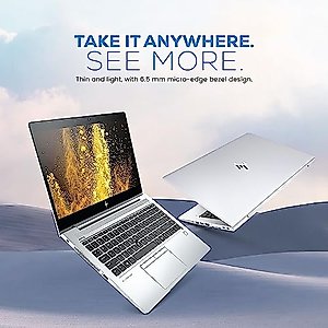 HP EliteBook 745 G5 14" Diagonal FHD Display LED Laptop PC, AMD PRO Ryzen-Series Processor, 16GB DDR4 Ram, 256GB SSD Drive, Web Camera, USB Type C, HDMI, Windows 11 Pro (Renewed)