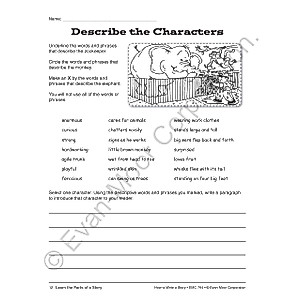 How to Write a Story, Grades 4-6+