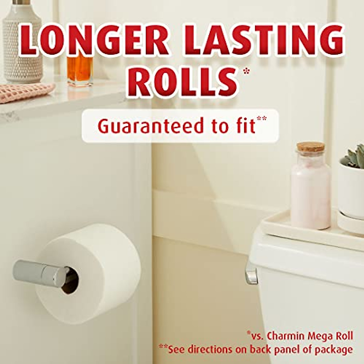 Charmin Ultra Strong Toilet Paper, 6 Mega Rolls = 24 Regular Rolls
