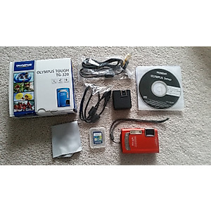 Olympus TG-320 14MP Tough Series Camera with 3.6x Optical Zoom (Red) (Old Model)