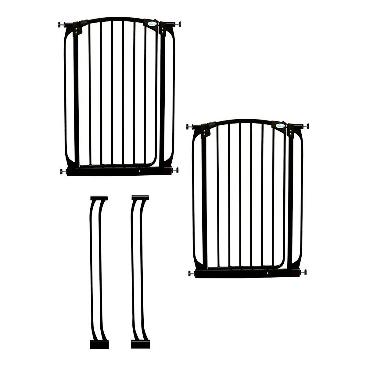 Dreambaby Chelsea Extra Tall Auto Close Security Gate Value Pack with 2 Gates and 2 Extensions