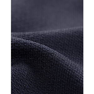 CRZ YOGA Women's Seamless Athletic Long Sleeves Sports Running Shirt Breathable Gym Workout Top Black-Slim Fit Large