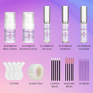 Eyebrow Lamination Kit - Instant Brow Lamination Kit DIY at Home, Professional Eyebrow Lamination,Eyebrow Perm Kit & Eyebrow Lift Kit Easy to Use,Fuller Thicker & Fluffy Brows Lasts Up to 6 weeks