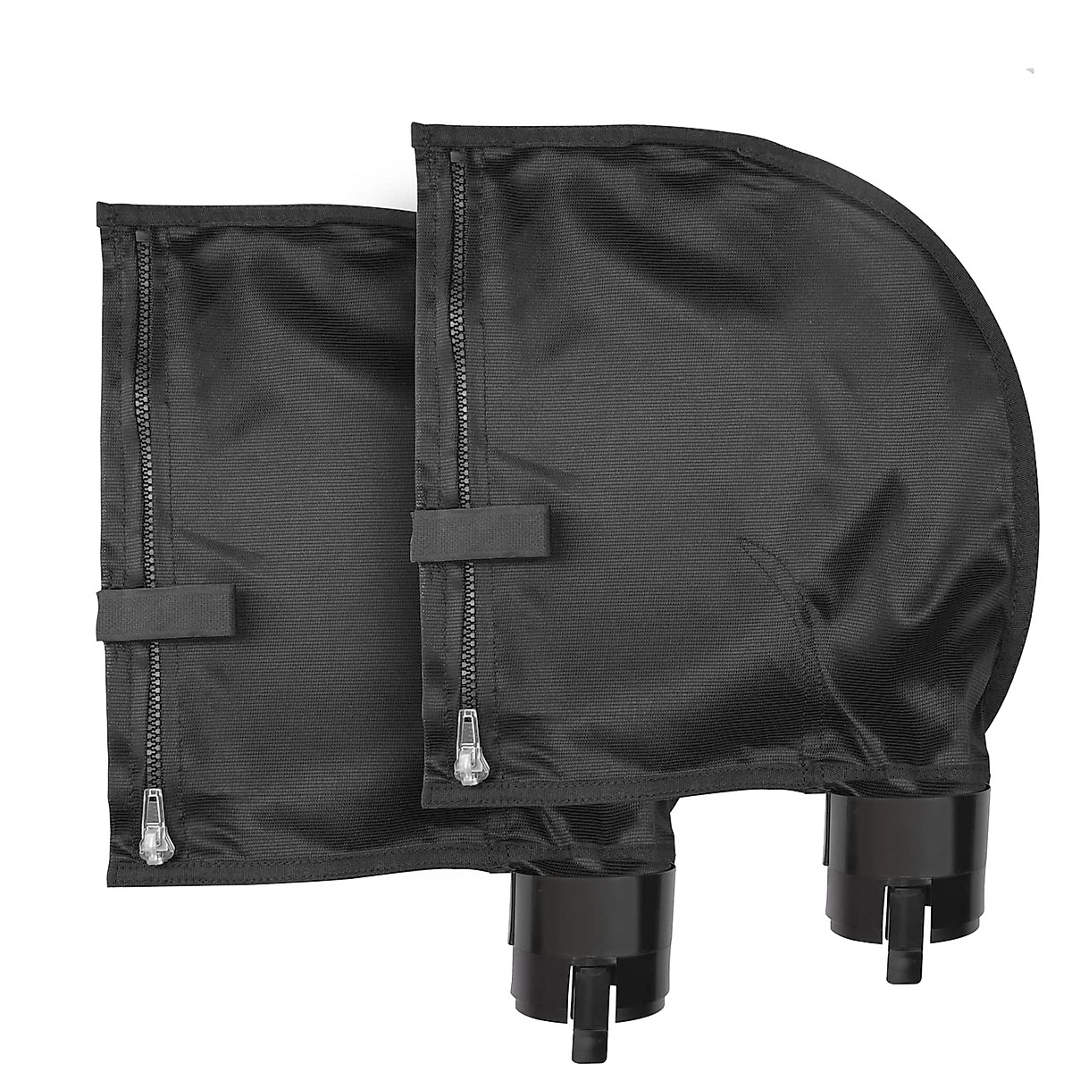 UCEDER Black Nylon Mesh Pool Cleaner Bags,All Purpose Filter Bag with Zipper Replacement for Polaris 360 and 380 Pool Cleaner (2)