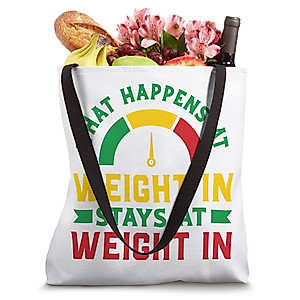Funny World of Weight Loss Slimming Watcher Weigh In Tote Bag