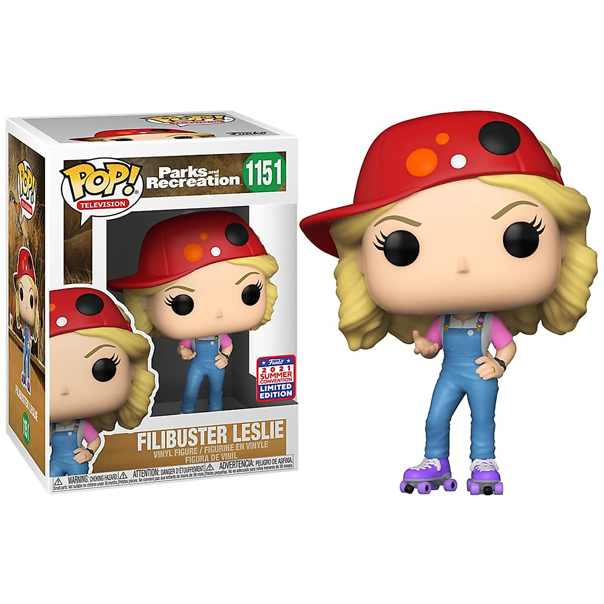 Parks and Recreation - Filibuster Leslie 2021 Summer Convention Exclusive Pop! Vinyl