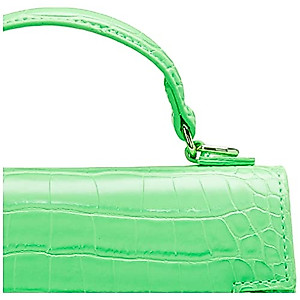 Steve Madden Steve Mdden DIGNIFY Croco Top Handle Bag, Lime