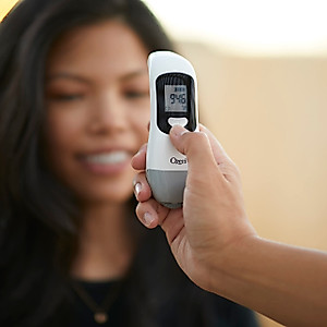 Ozeri Kinetic Non-Contact Forehead Thermometer with Battery-Free Infrared Technology (Pack of 2)