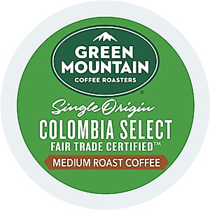 Green Mountain Coffee Roasters Colombia Select Coffee, Keurig Single-Serve K-Cup Pods, Medium Roast Coffee, 96 Count (4 Packs of 24)