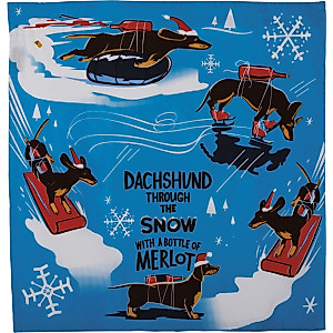 Kitchen Towel - Dachshund Through The Snow