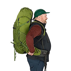 Osprey Aether 65L Men's Backpacking Backpack, Black, L/XL, Extended Fit