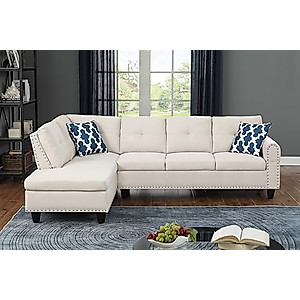 Devion Furniture Edo Sofas, Beige