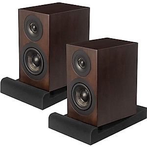 JBER 2 Pack Acoustic Isolation Pads, Studio Monitor Speaker Isolation Foam Pads, High Density Acoustic Foam Suitable for 5 Inch Speakers for Sound Improvement Prevent Vibrations