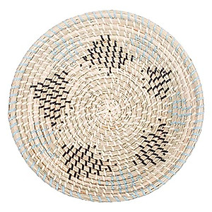 Ren-Wil Imani Basket Small Black, White, Beige, Turquoise, Peach