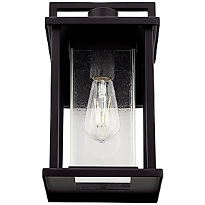 John Timberland Wickham Modern Outdoor Wall Light Fixture Painted Dark Bronze 13" Spotted Clear Glass for Exterior Barn Deck House Porch Yard Patio Outside Garage Front Door Garden Home Roof