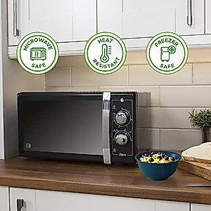 [Set of 6] Unbreakable 23 Oz Cereal Bowls,Reusable Wheat Straw Kitchen Bowls, Sturdy and Stackable, Dishwasher Microwave Safe, Non-slip Bowls for Soup, Rice, Fruit, ice Cream, etc.