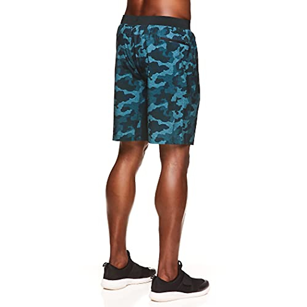 Gaiam Men's Yoga Shorts - Athletic Gym Running and Workout Shorts with Pockets - Pine Grove, Large