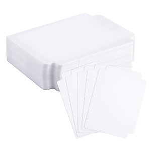 SAVITA 50pcs Card Dividers, Card Sorting Dividers with Tabs Plastic Divider Cards Separators Trading Card Organizer for Games Sports Supplies, 3.7x2.7inch
