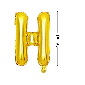 Just Married Balloons, Gold Mylar Balloons Decors For Wedding / Engagement / Bachelorette / Bridal Shower Party Sign Supplies