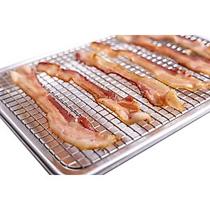 Baking Sheet With Rack - Simple And Easy To Use Baking Rack For Oven Cooking - High Grade Aluminum Baking Sheet With Wire Rack Set