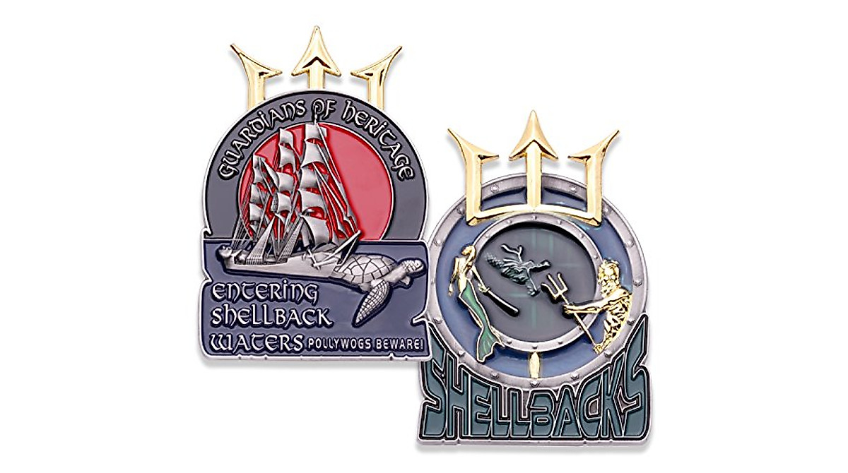 Shellback Challenge Coin - Veteran Designed Collectible
