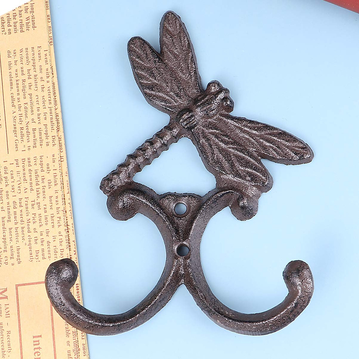 GANAZONO Unique Animal Shape Iron Wall Hook Coat Hanger for Home Office Door Back Wall Hanging Hook