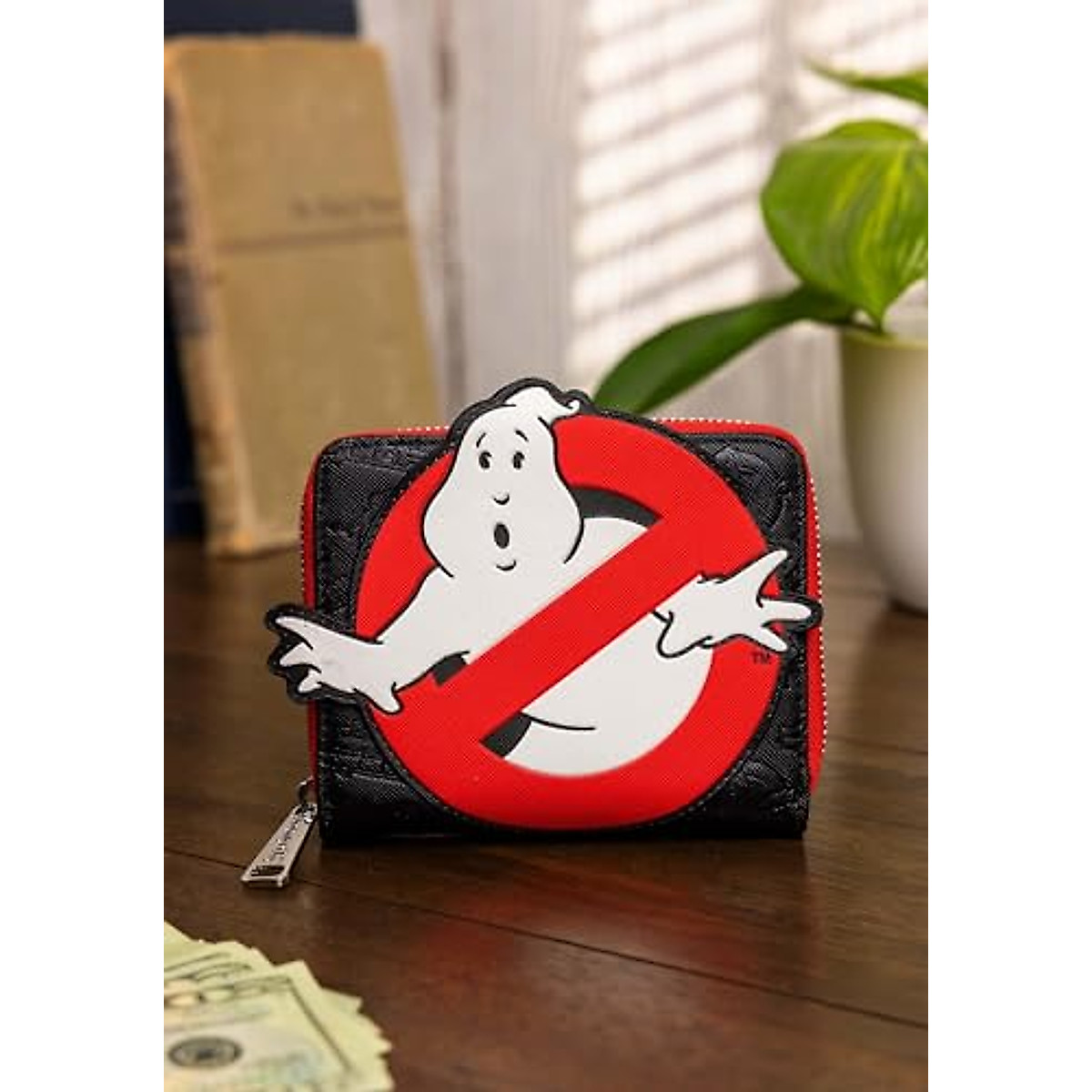 Loungefly Sony Ghostbusters No Ghost Logo Zip Wallet | Ghostbusters Wallets Standard